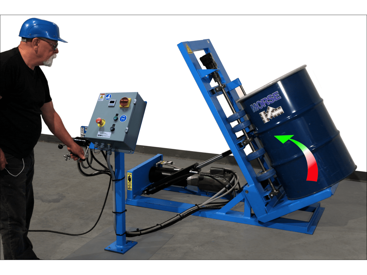 Morse® 456-E3 hydra-lift drum roller • McBrady-McMahon, Inc.