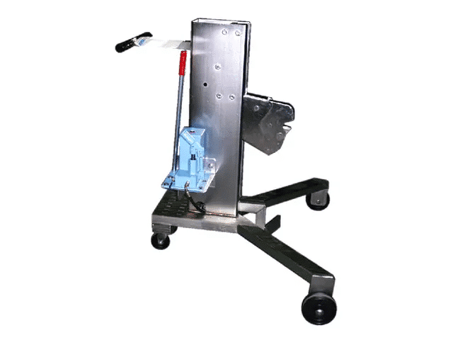 Morse Model 82H-SS-120 drum lifter/palletizer, rimmed drum, ac power ...