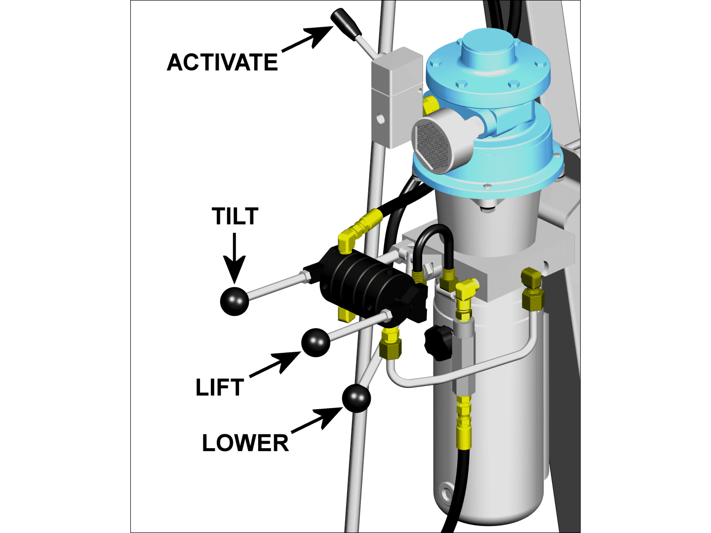Morse 620M-114 morstak drum racker, 102", spark resistant parts, air ...