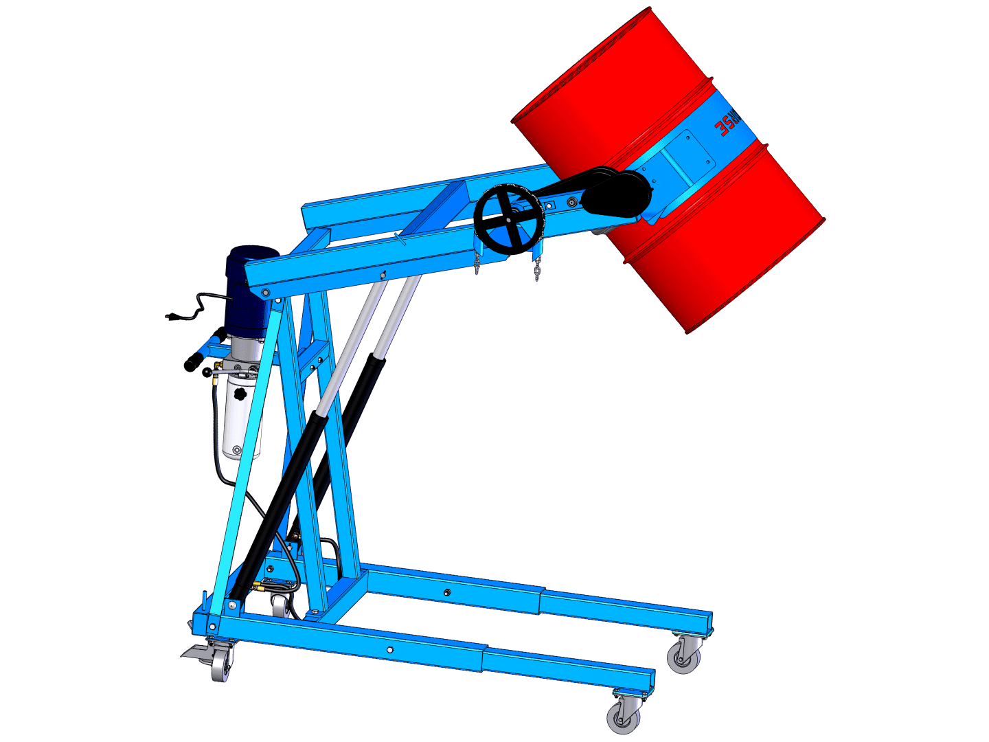 Morse Model 410-120 heavy-duty hydra-lift karrier, 72", ac power lift ...