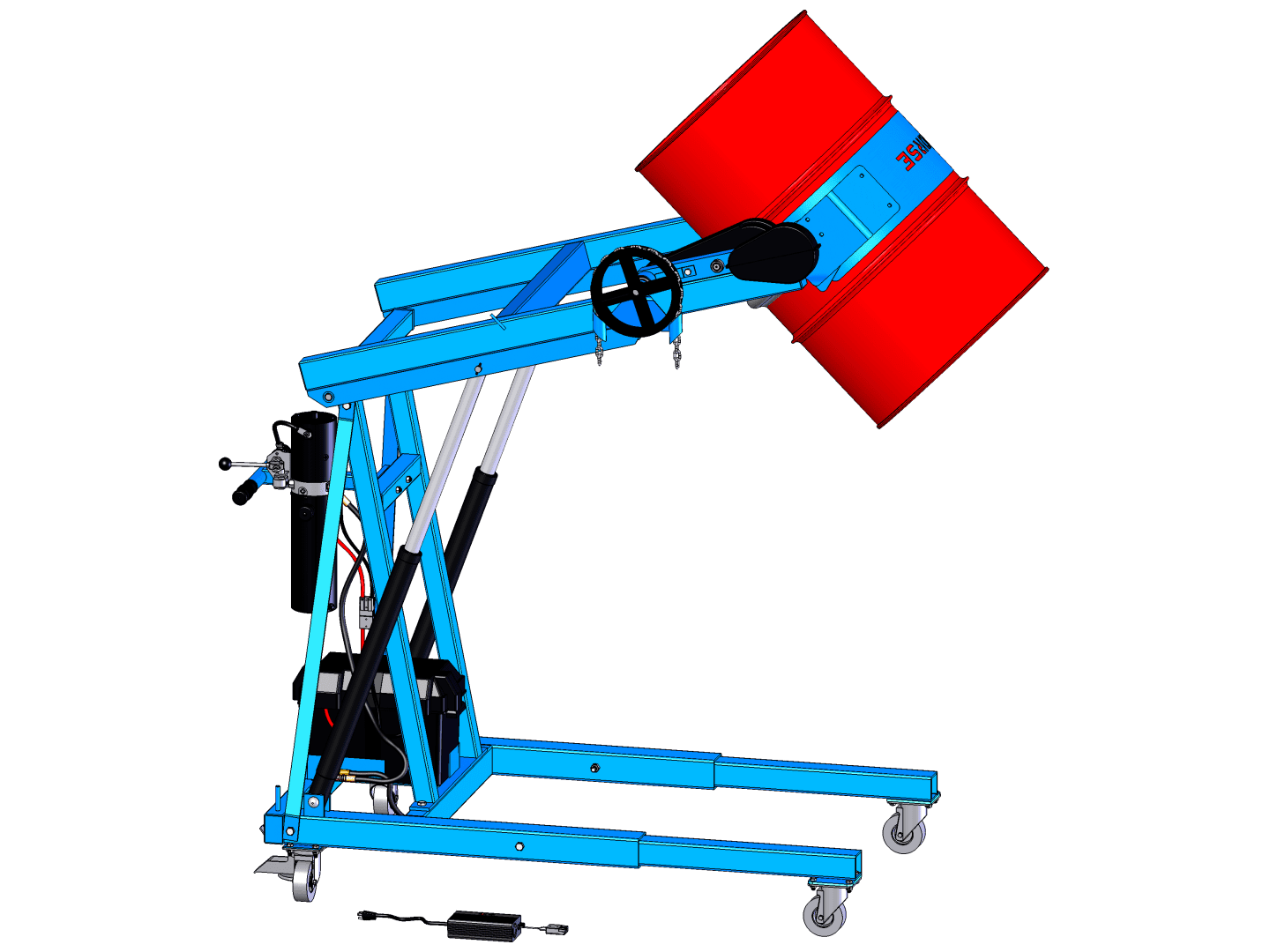 Morse Model 410-125 heavy-duty hydra-lift karrier, 72", 12v dc power ...