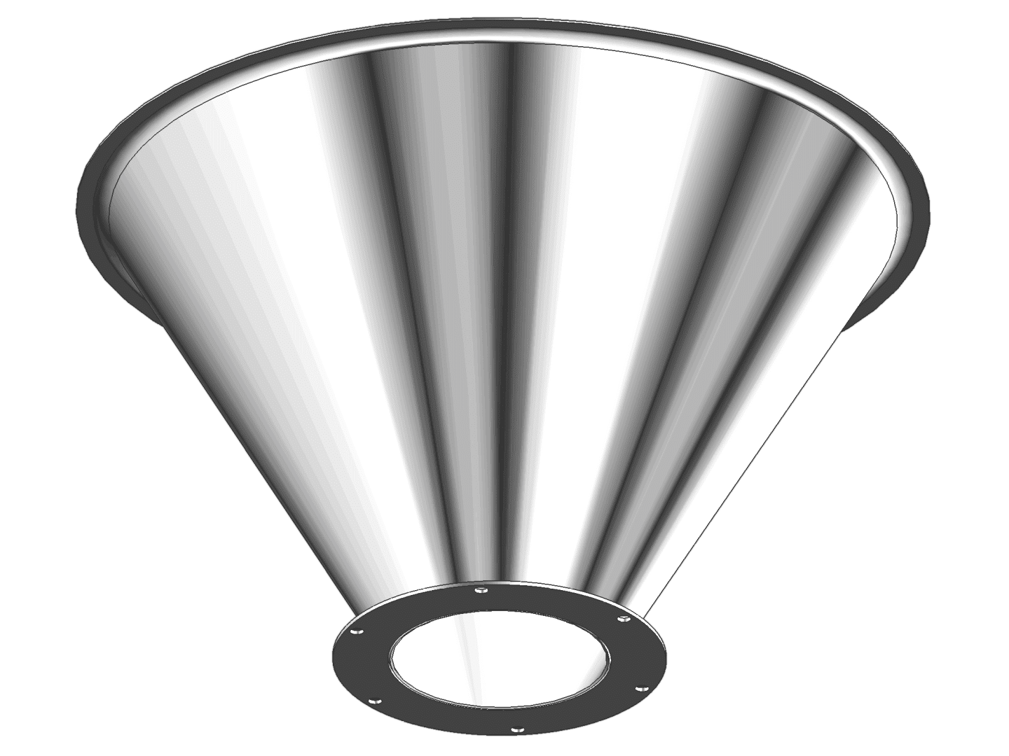 Morse Model 5SS-VF-60-18.5 drum cone, type 304 stainless steel ...