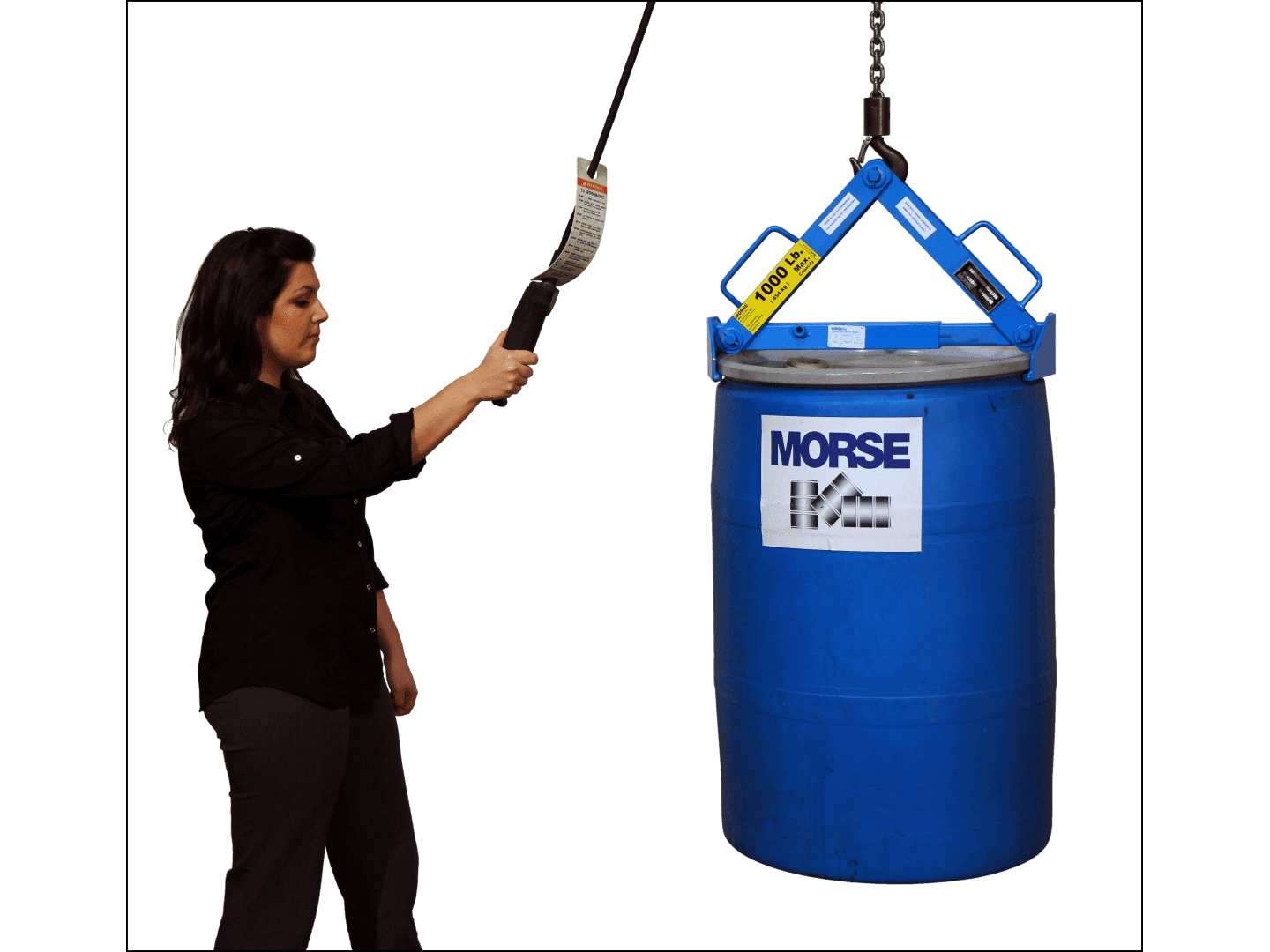 Morse® 92 below-hook drum lifter • McBrady-McMahon, Inc.