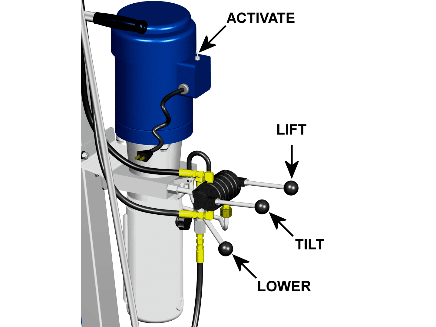 Morse Model 400A-96SS-110 hydra-lift karrier, 96", frame type 304 ...