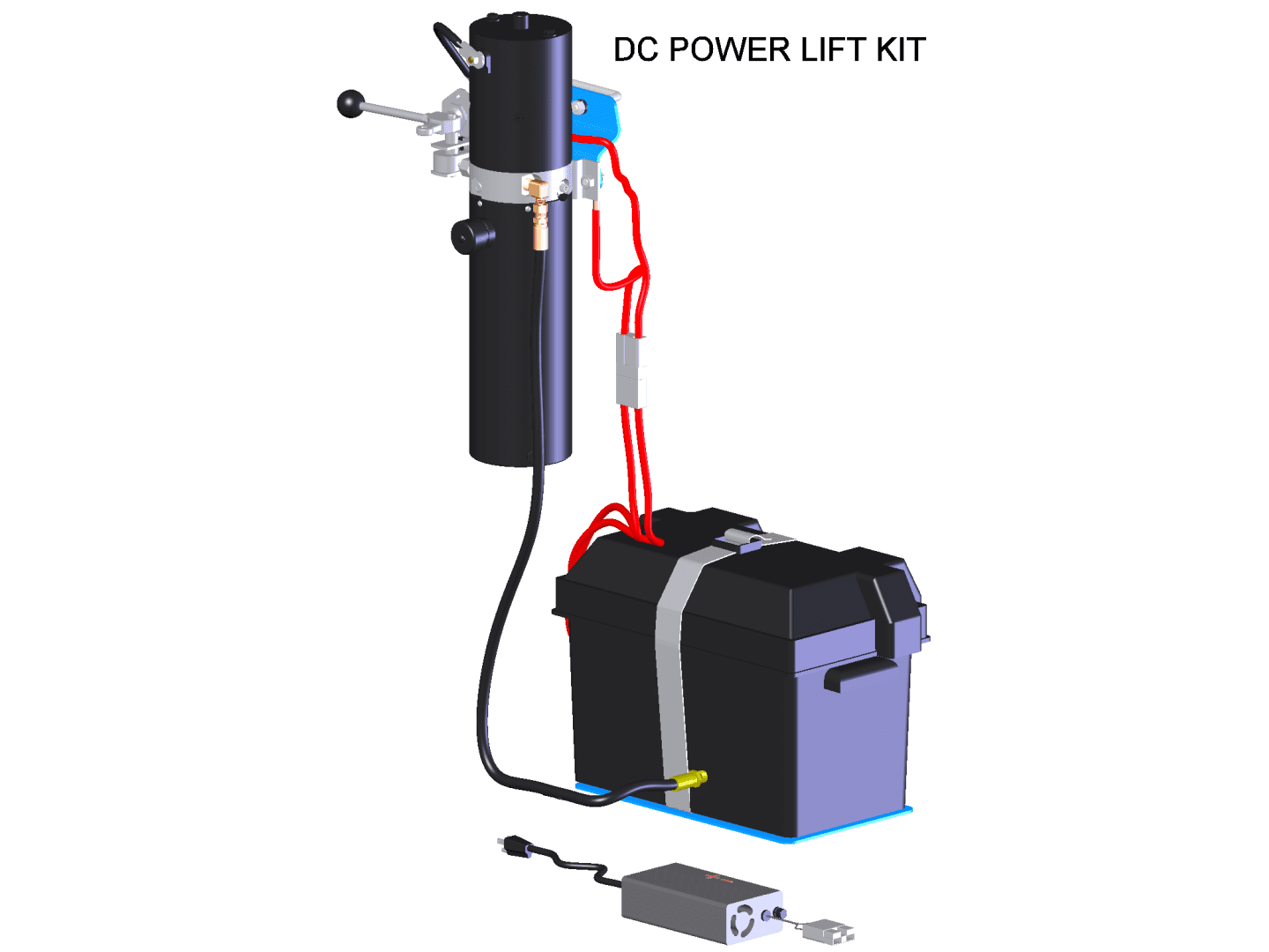 Morse Model O-125FI kit, 12v dc power lift, field install on hydra-lift ...
